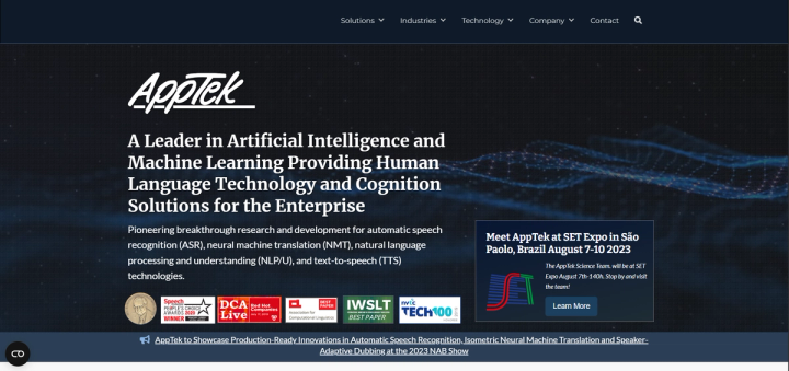 AppTek | Tool Information & Alternatives | Foundr.AI