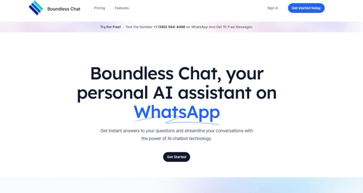 Boundless Chat | Tool Information & Alternatives | Foundr.AI