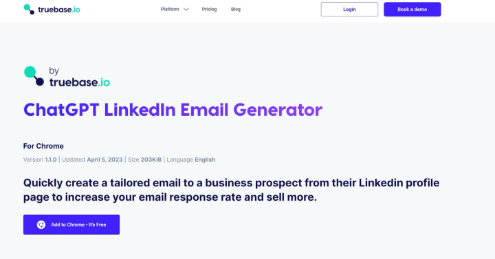 ChatGPT LinkedIn Email Generator | Tool Information & Alternatives | Foundr.AI