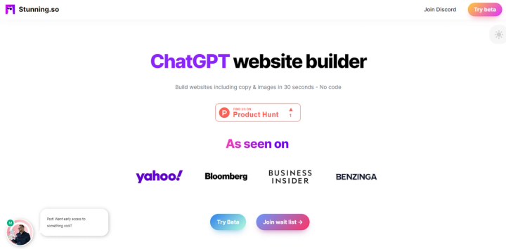 ChatGPT Website Builder | Tool Information & Alternatives | Foundr.AI