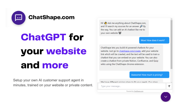 ChatShape | Tool Information & Alternatives | Foundr.AI