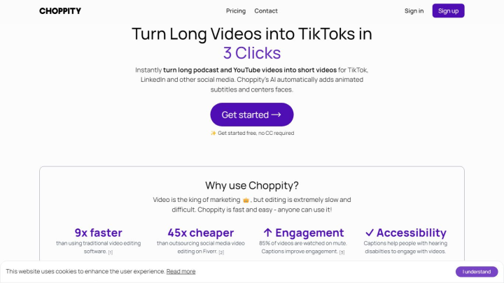 Choppity | Tool Information & Alternatives | Foundr.AI