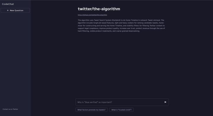CodeChat | Tool Information & Alternatives | Foundr.AI