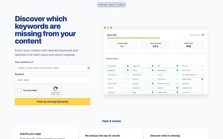 Content Quality Check | Tool Information & Alternatives | Foundr.AI