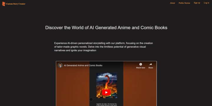 Custom Story Creator | Tool Information & Alternatives | Foundr.AI