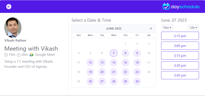 DaySchedule | Tool Information & Alternatives | Foundr.AI