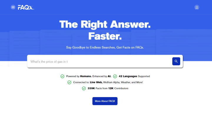 FAQx | Tool Information & Alternatives | Foundr.AI