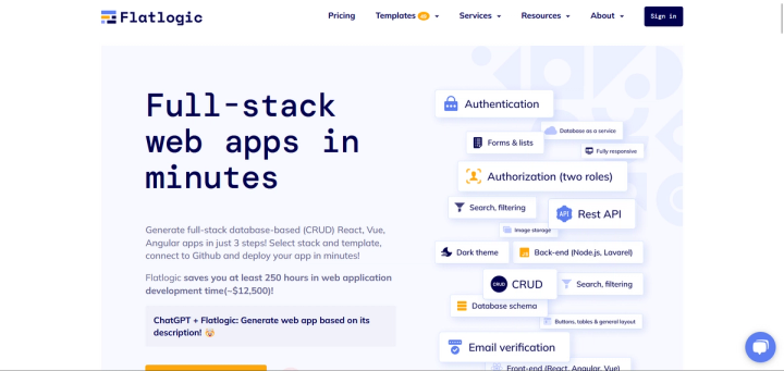 Flatlogic | Tool Information & Alternatives | Foundr.AI