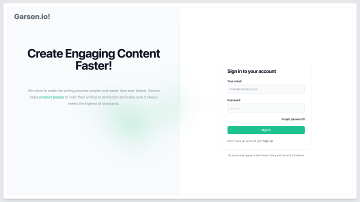 Garson.io! | Tool Information & Alternatives | Foundr.AI