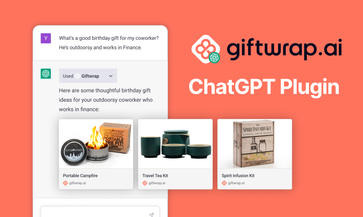 Giftwrap.ai ChatGPT Plugin | Tool Information & Alternatives | Foundr.AI