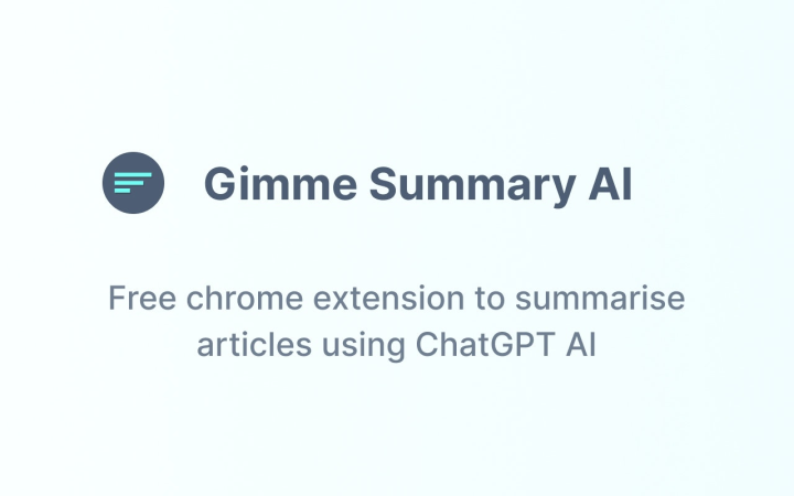 Gimme Summary AI | Tool Information & Alternatives | Foundr.AI