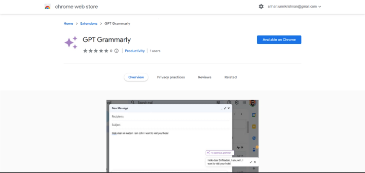 GPT Grammarly | Tool Information & Alternatives | Foundr.AI