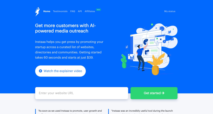Instaaa | Tool Information & Alternatives | Foundr.AI
