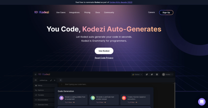 Kodezi ai | Tool Information & Alternatives | Foundr.AI