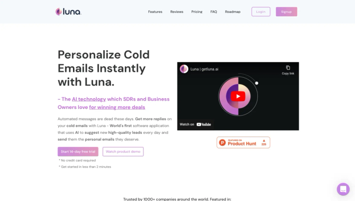 Luna | Tool Information & Alternatives | Foundr.AI
