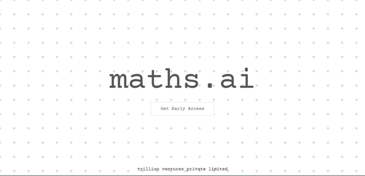 Maths.ai | Tool Information & Alternatives | Foundr.AI
