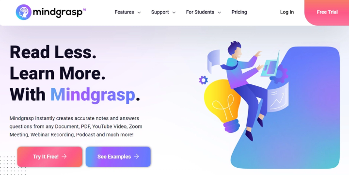 Mindgrasp | Tool Information & Alternatives | Foundr.AI
