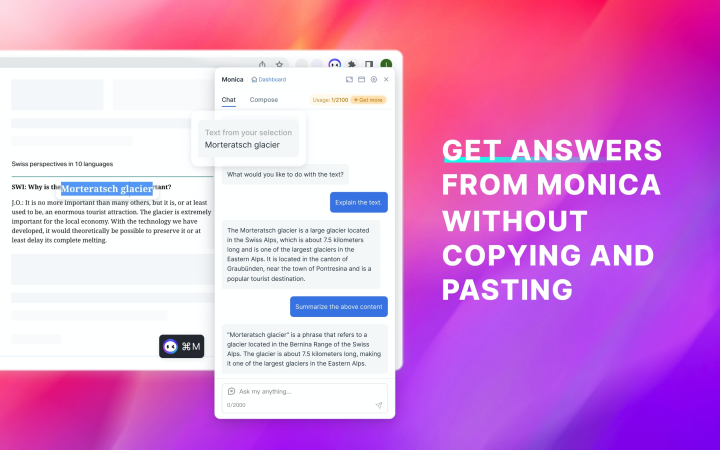 Monica | Tool Information & Alternatives | Foundr.AI