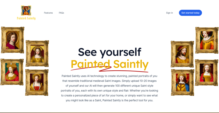 Painted Saintly | Tool Information & Alternatives | Foundr.AI