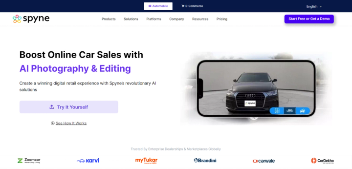 Spyne | Tool Information & Alternatives | Foundr.AI