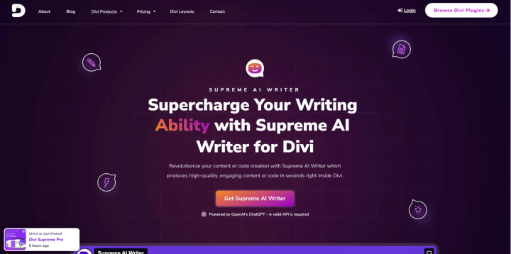 Supreme AI Writer | Tool Information & Alternatives | Foundr.AI
