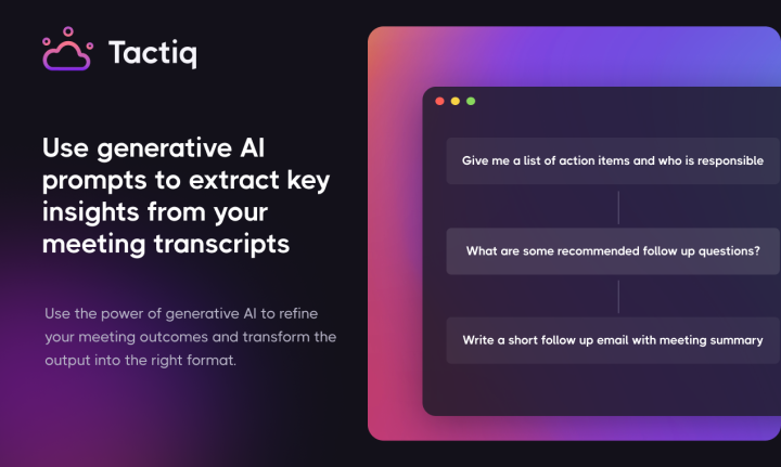 Tactiq | Tool Information & Alternatives | Foundr.AI