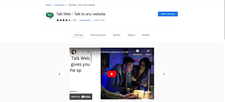 Talk Web | Tool Information & Alternatives | Foundr.AI