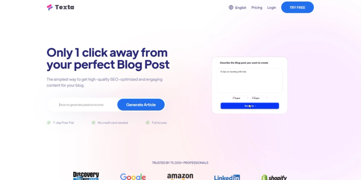 Texta | Tool Information & Alternatives | Foundr.AI