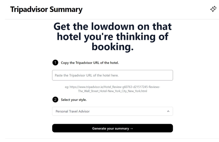 TripAdvisor Summary | Tool Information & Alternatives | Foundr.AI