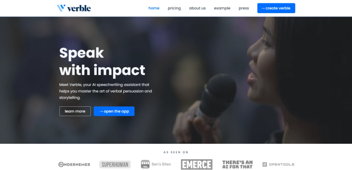 Verble | Tool Information & Alternatives | Foundr.AI
