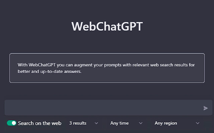 WebChatGPT | Tool Information & Alternatives | Foundr.AI